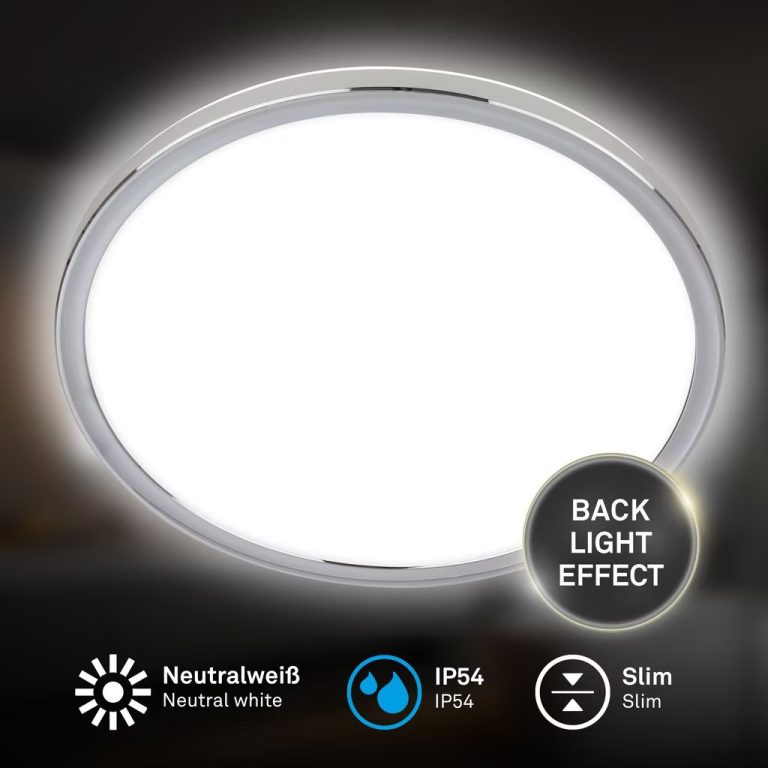 3873018 Led stropna kopalniška svetilka, ultra tanki panel IP54-22W ...